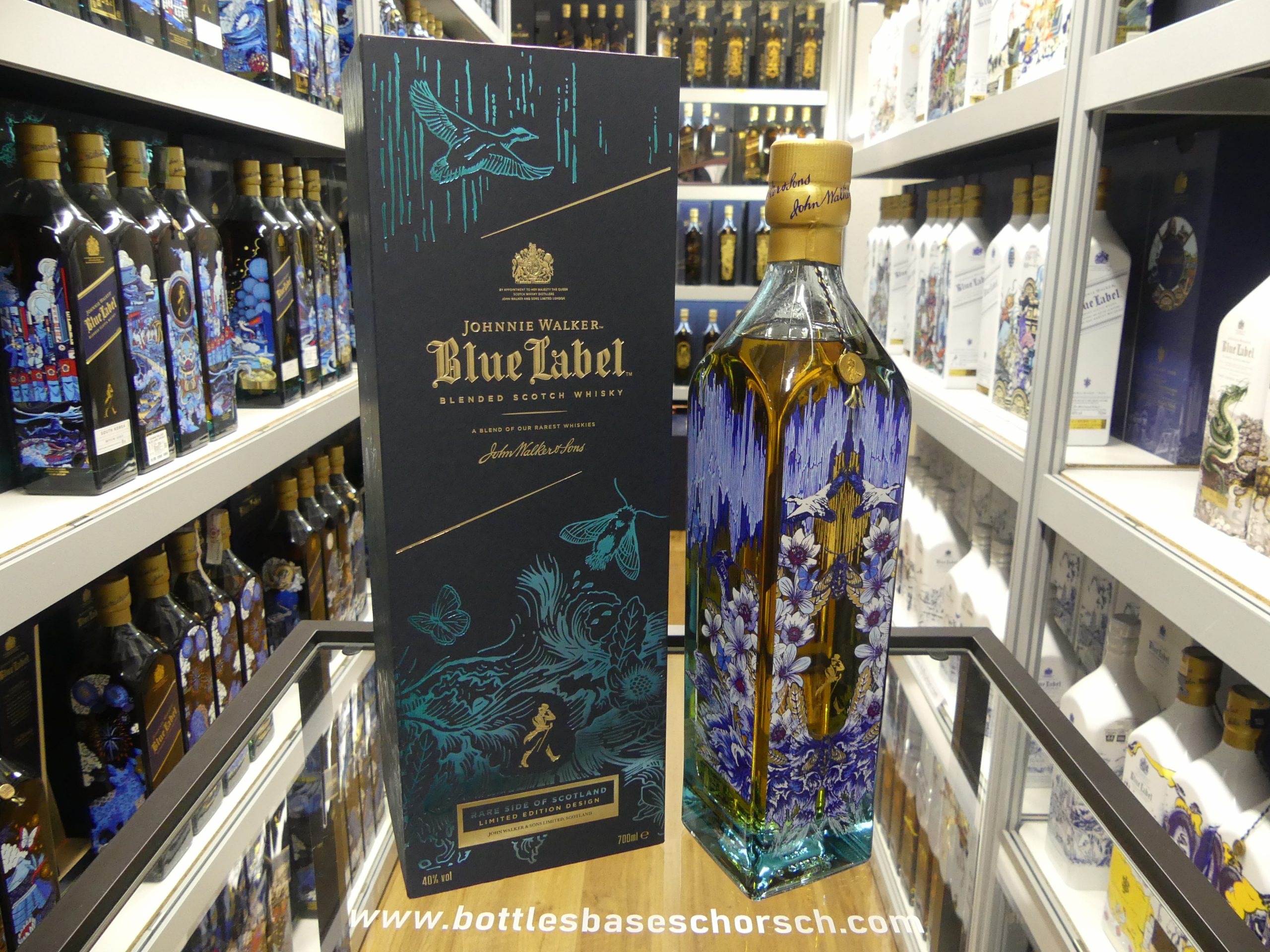 Johnnie Walker Blue Label Limited Edition Design Rare Side of Scotland ...